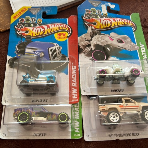 Hot Wheel | Toys | Lot Of 4 New Hot Wheels Cars Bump Around Ratmobile ...